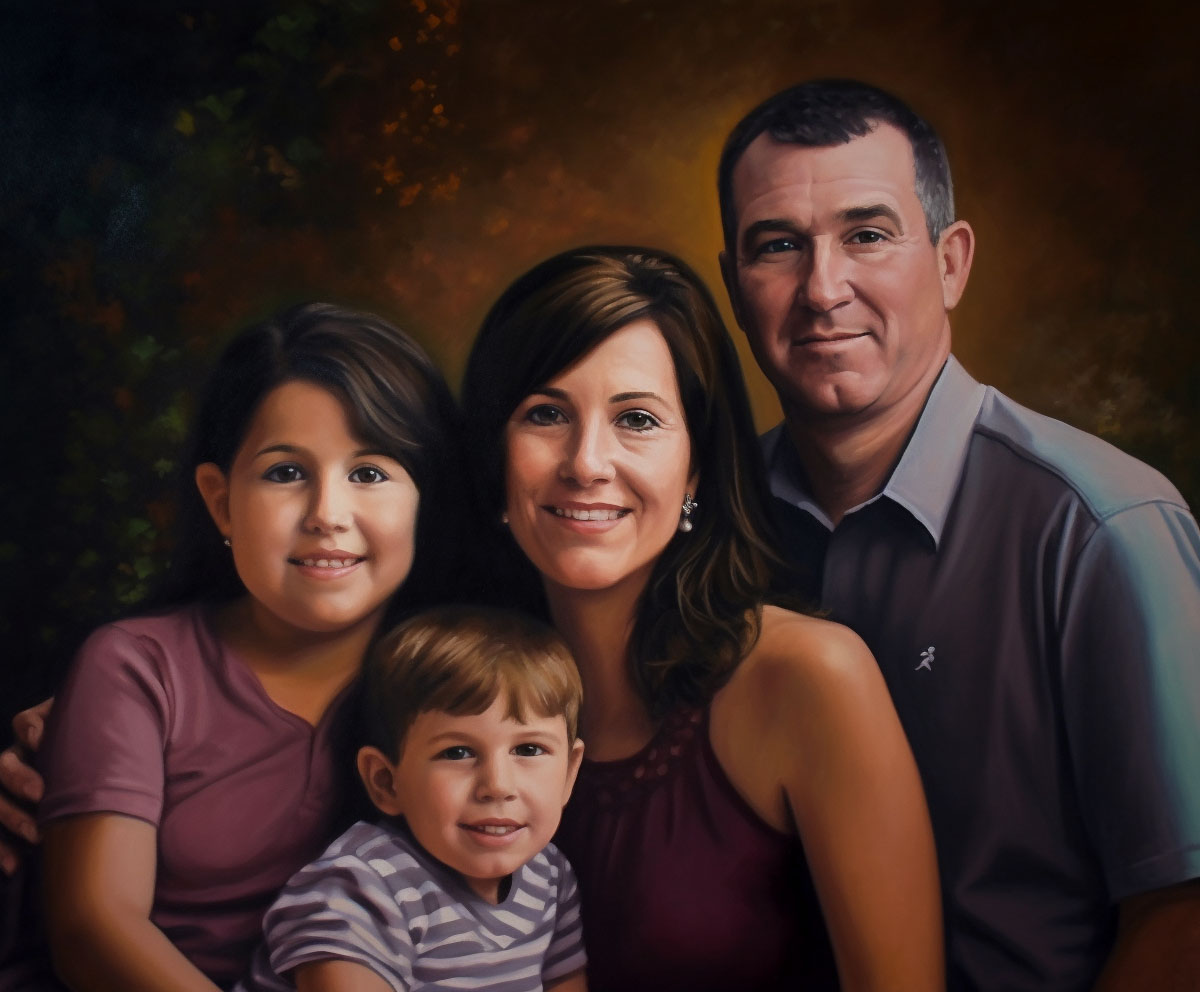 Custom Hand Painted Couple Portraits in Oil from Your Photos oil ...